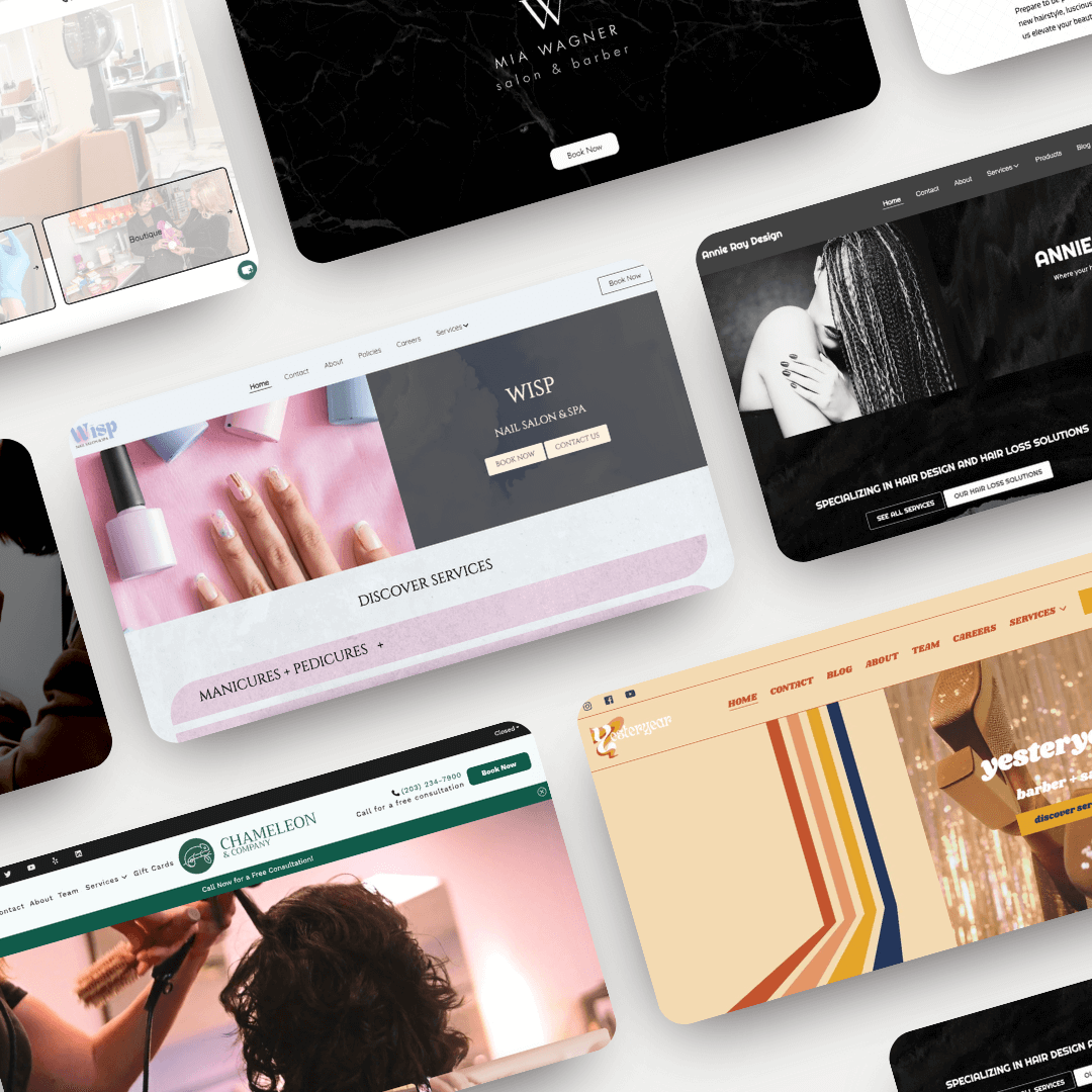 Salon Website Examples › Glammatic